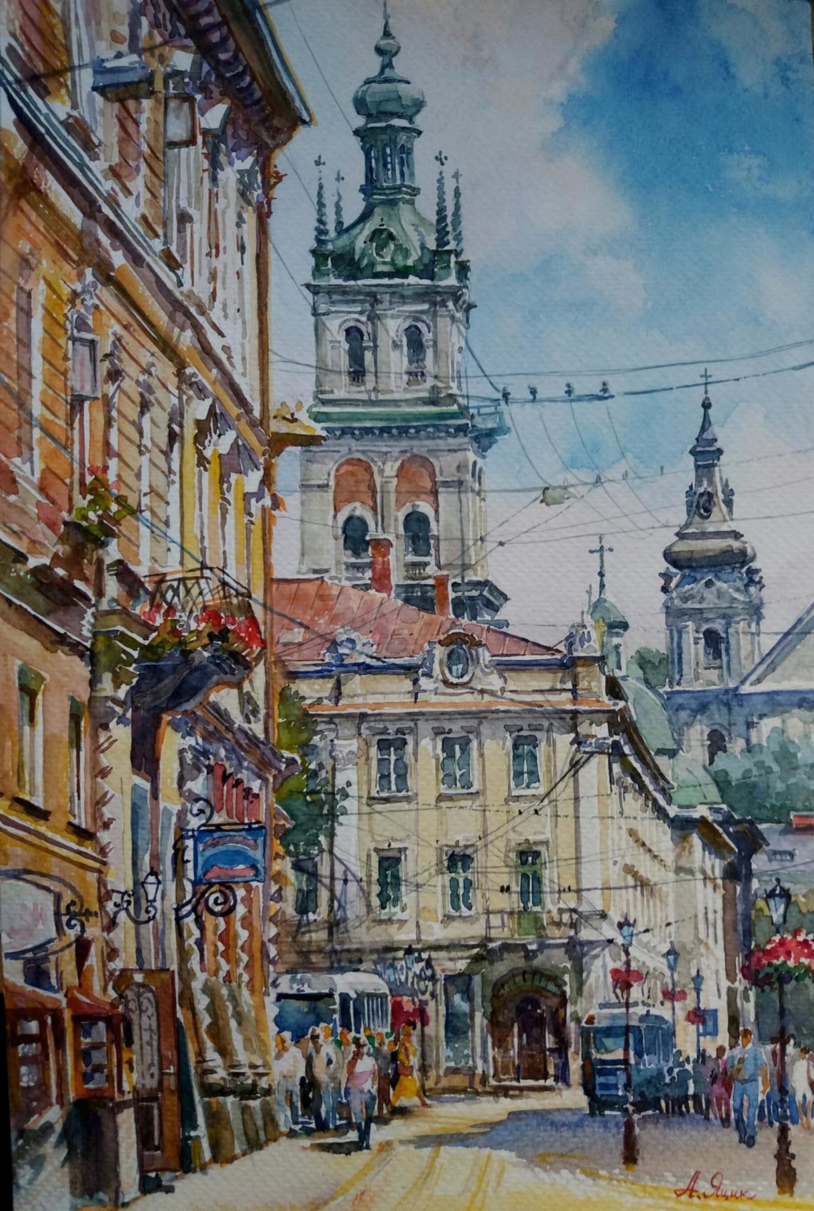 21 NIESAMOWITYCH widoków Lwowa na obrazach lwowskiego malarza